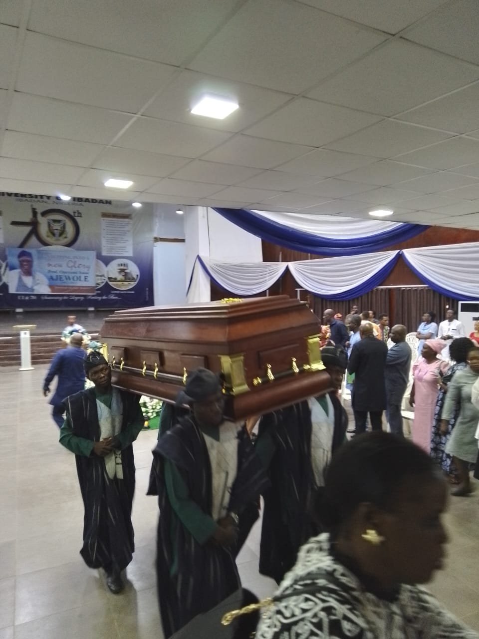 Tears As Slain UI Prof, Ajewole Is Buried In Ibadan | Oyoinsight