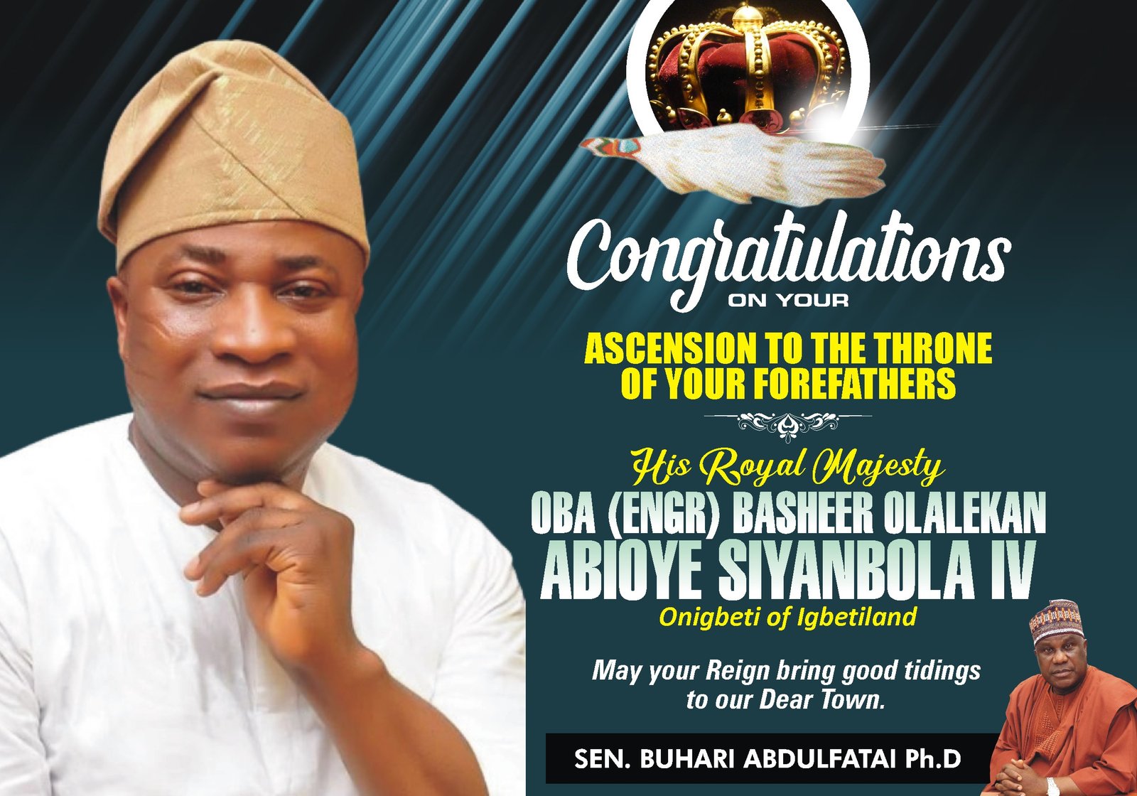 Fatai Buhari Rejoices With Onigbeti, Okeogun Indigenes | Oyoinsight